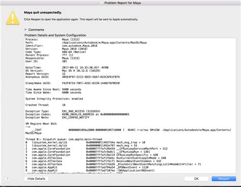 Solved Maya Keeps Crashing All The Time On Mac All The Time Autodesk
