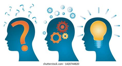 Human Head Problem Analysis Solution Concept Stock Vector Royalty Free
