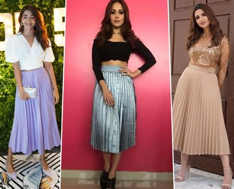 How To Style A Pleated Skirt Herzindagi
