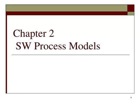 PPT Chapter 2 SW Process Models PowerPoint Presentation Free Download ID 3970603