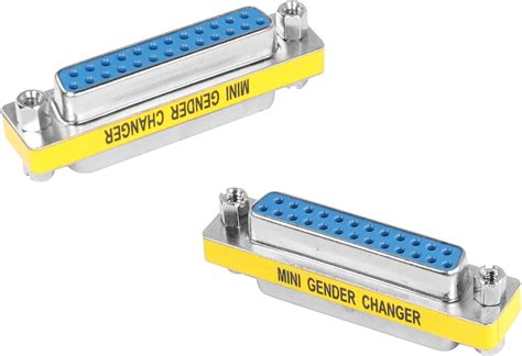 Amazon Com Antrader Pack DB Pin Serial Port Female To Female Mini Gender Changer Coupler