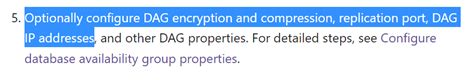 Assign Ip To Dag Microsoft Qanda