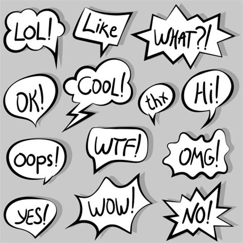 Speech Bubble Seamless Pattern Royalty Free Vector Image