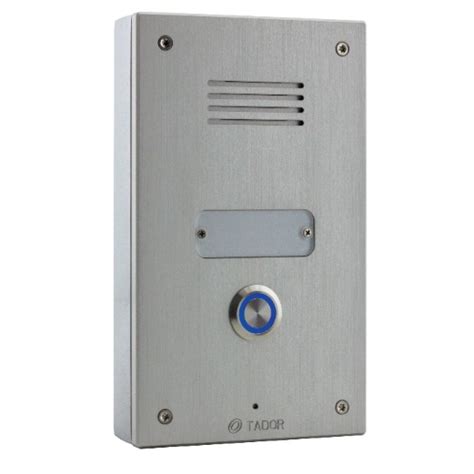 Single Button Door Intercom Analogue Tador KX T MTL Intercom Systems
