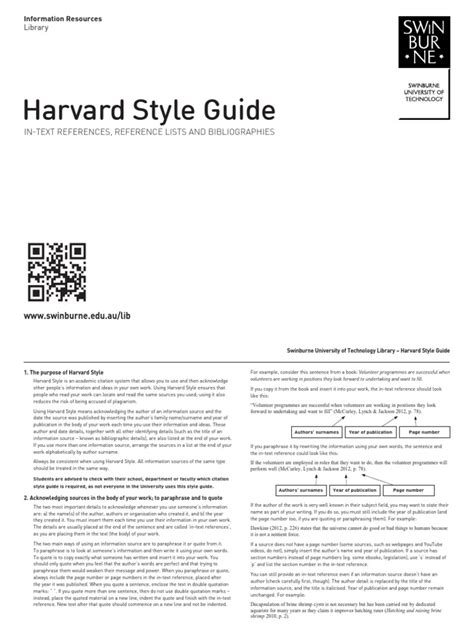 Pdf Referencing Harvard Quick Guide Dokumen Tips