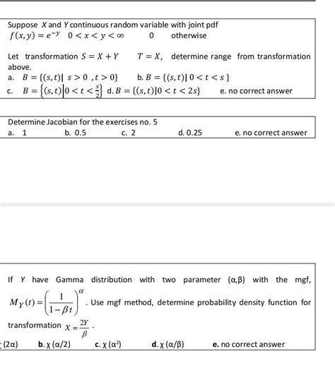 Solved Suppose X And Y Continuous Random Variable With Joint Chegg Com