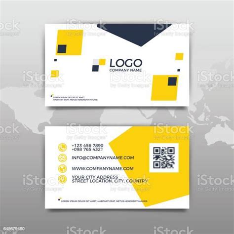 현대 간단한 비즈니스 카드 템플릿입니다 평면 디자인입니다 0명에 대한 스톡 벡터 아트 및 기타 이미지 0명 기업 비즈니스