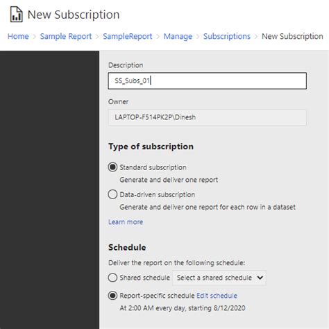 Enhancing Customer Experiences With Subscriptions In SSRS