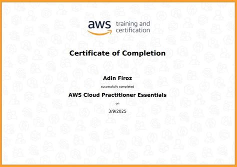 Aws Cloudcomputing Certification Learning Tech Awscloud Adin Firoz