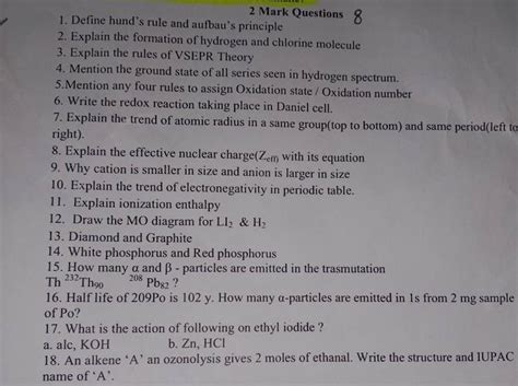 5 Mention Any Four Rules To Assign Oxidation State Oxidation Number