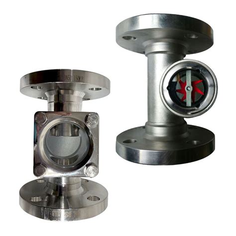 Sscs Sight Glass Flow Indicator Valve Dual Window Flange Indicator