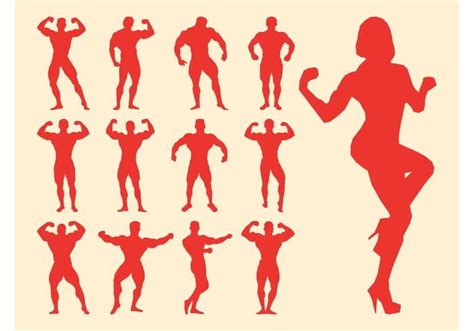 보디 빌더 실루엣 Ai Uidownload