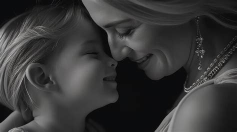 Premium Ai Image A Mother And Daughter Smile At The Camera