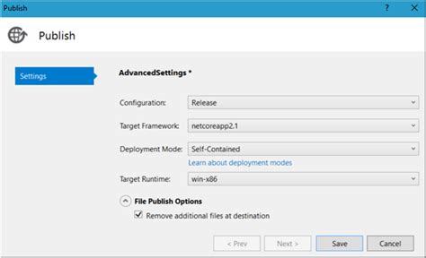 what is self contained deployment mode works locally but not after