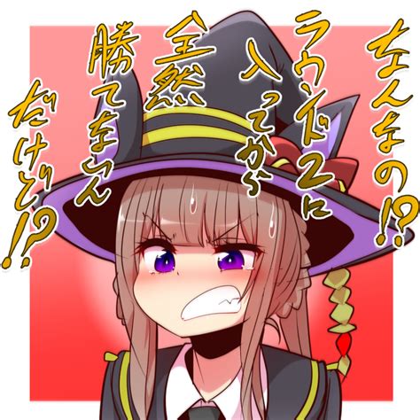 Safebooru 1girl Animal Ears Bangs Blush Brown Hair Clenched Teeth