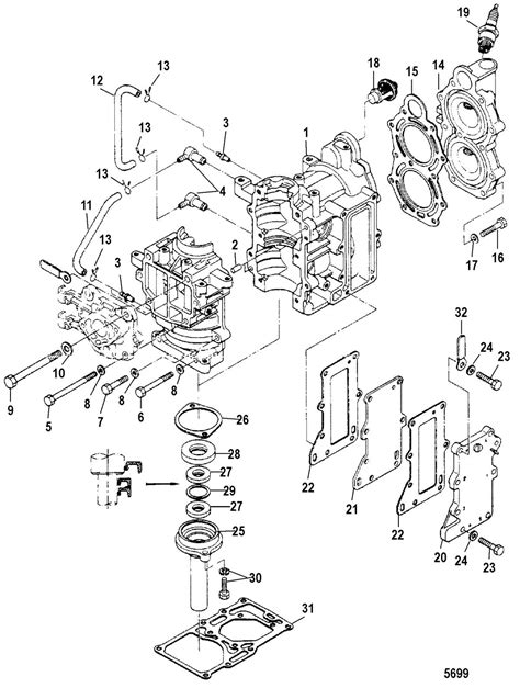 Mercury 98 Hp 2 Cylhp International 0n007788 Thru 0n055109