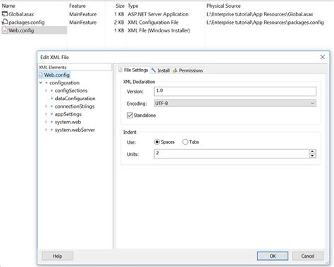 creating an enterprise package