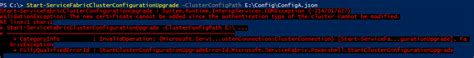 Service Fabric Configuration Upgrade · Issue 693 · Microsoftservice
