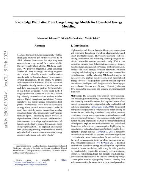 Pdf Knowledge Distillation From Large Language Models For Household