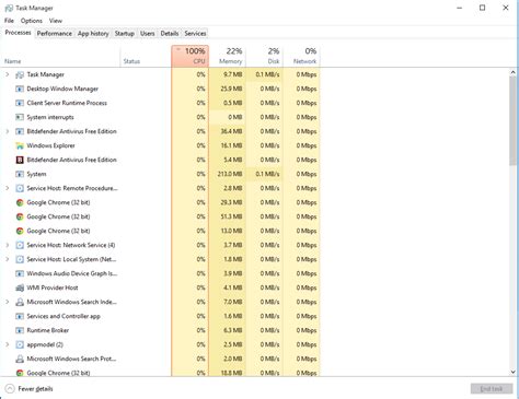 Windows 10 100 Cpu Usage Constantly Rwindows