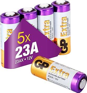 GP Extra Alkaline V23GA 12v Batterie | 5 Stück Batterie 23a 12v ...