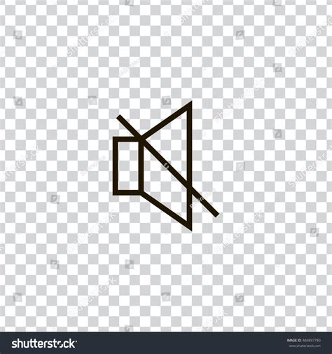 Mute Sound Icon Vector Clip Art Stock Vector Royalty Free Shutterstock