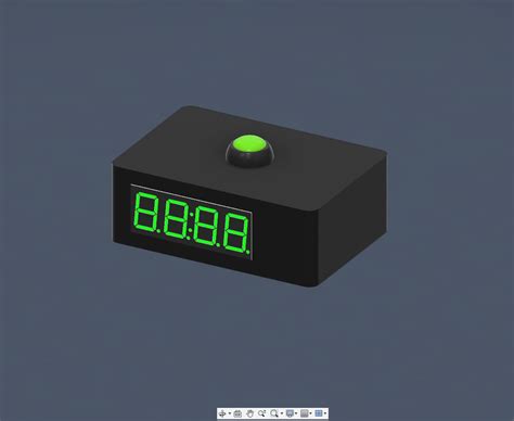 Digital Clock Tm1637 And D1 Mini By Hybrid Download Free Stl Model