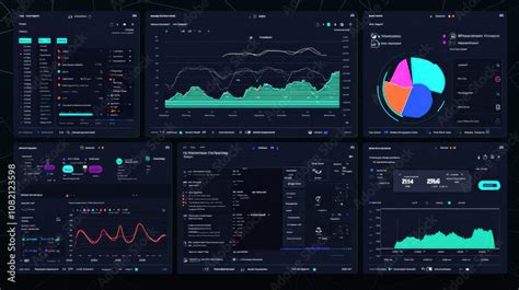 detailed performance monitoring dashboard displays various data