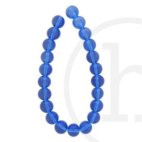 Glass Beads Round Sapphire Luster Pendants Michaels