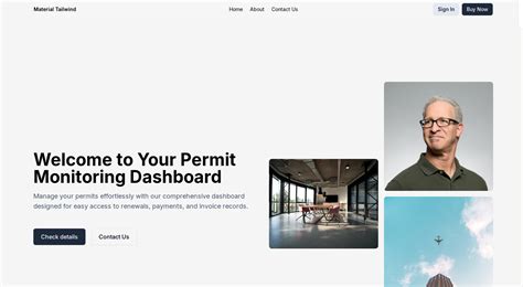 User Dashboard For Permit Monitoring Portal Creative Tim