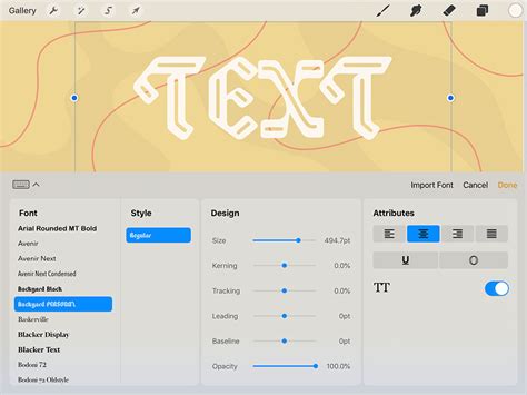 App Update How To Use Text In Procreate