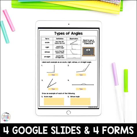 Types Of Angles Worksheets 4th Grade Measuring Angles Additive Angles
