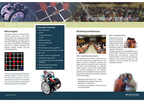 Visionrobo Robotics Workshop Brochure Pdf