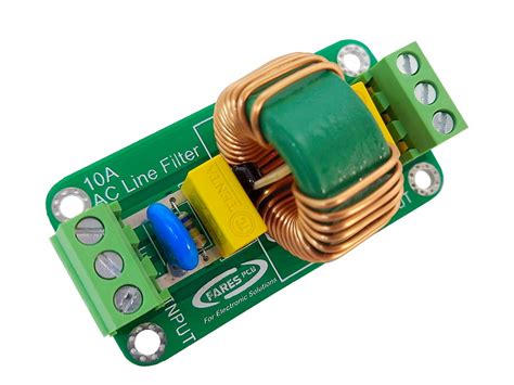 10a Ac Line Filter Fares Pcb