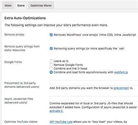 บีบอัด html css js ให้เว็บโหลดเร็วขึ้น ด้วย autoptimize wpthaiuser by