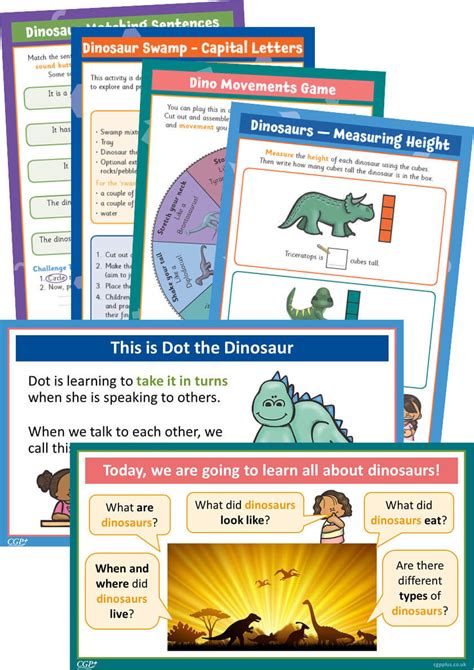 Dinosaur Lesson Pack Reception Cgp Plus