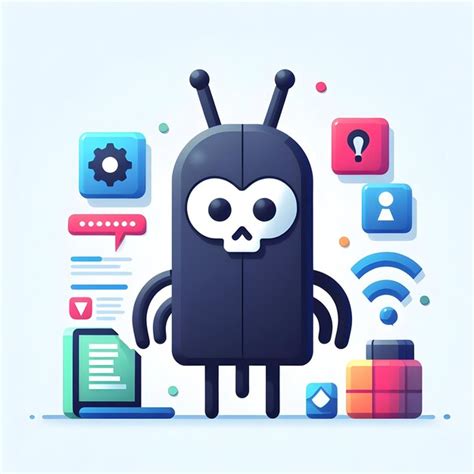 Premium Photo Malicious Code Concept As Abstract Representations Of Threats With White