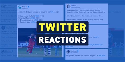 Twitter Reactions Harshal Patel Takes Hat Trick