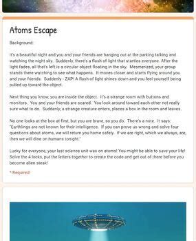 Atomic Structure Review Activity By Teaching Muse TPT