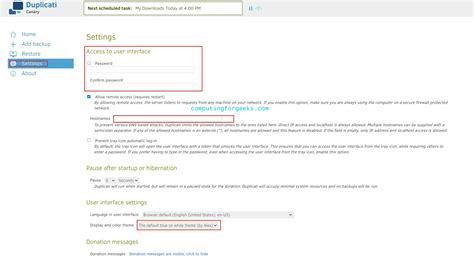 Backup Linux Mac And Windows Systems Using Duplicati Computingforgeeks