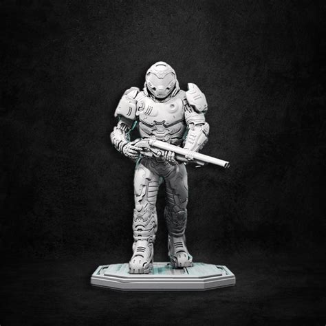 Doom Slayer Stl File Etsy