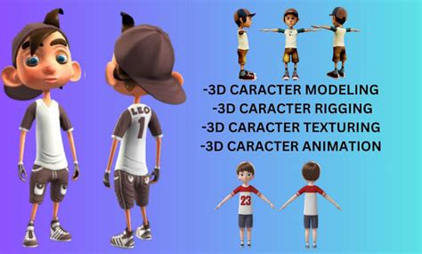Do Character Modeling Rigging And Animation In Blender By Vinitha