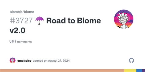 Road To Biome V2 0 Issue 3727 Biomejs Biome GitHub