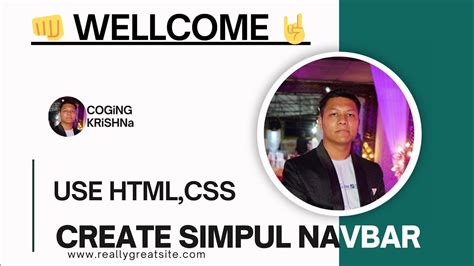 Code In Html Css And Create Simpul Navbar Cofimgkrisha Code Coding