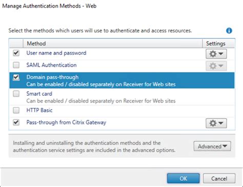 Enhanced Domain Pass Through For Single Sign On Citrix Workspace™ App For Windows