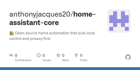 Github Anthonyjacques20home Assistant Core Housewithgarden Open