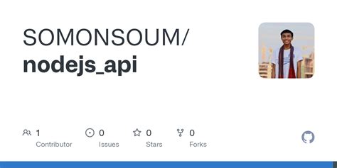 GitHub SOMONSOUM Nodejs Api