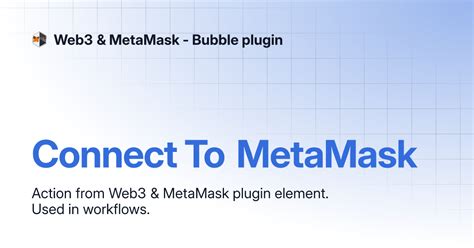 Connect To Metamask Web3 And Metamask Bubble Plugin