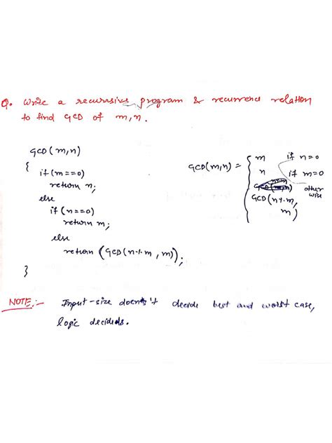 Lec 3 Recurrence Relation Solving Pdf