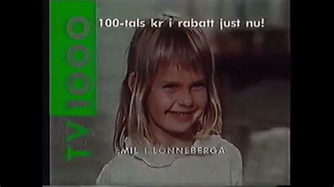 Tv1000 Barnprogram Varje Dag Astrid Lindgren Reklam Tv3 Youtube